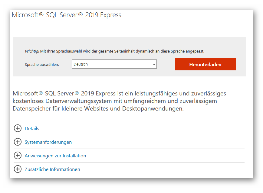 SQL - Datenbank - SQL Server Express