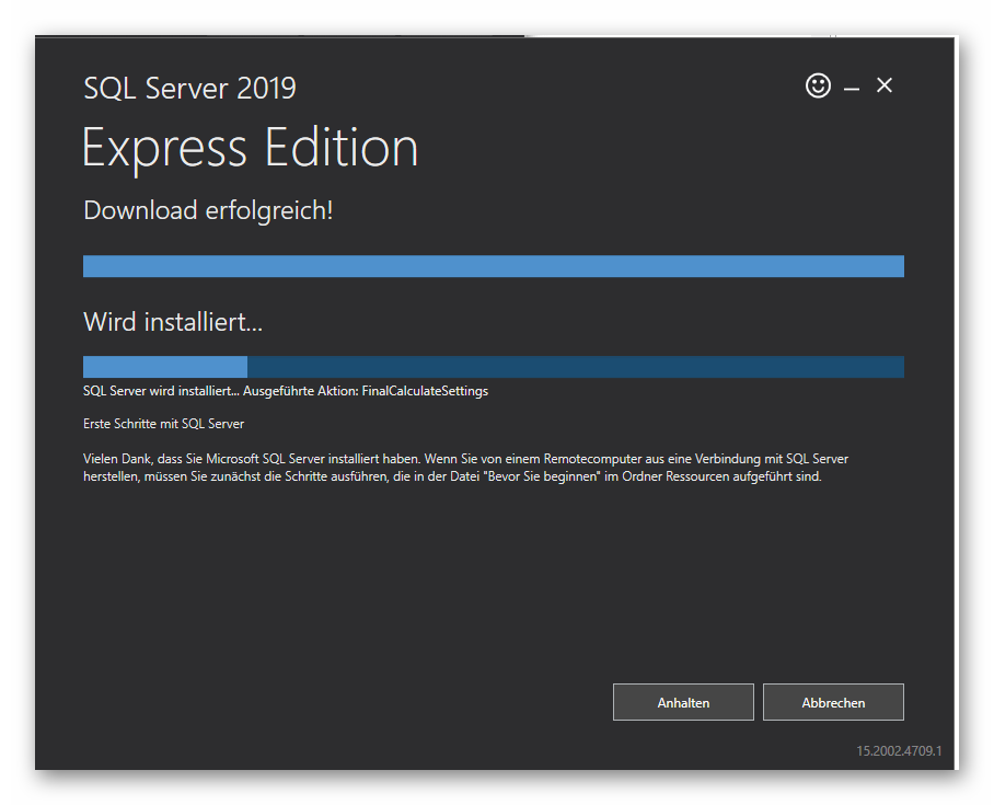SQL - Datenbank - SQL Server Express